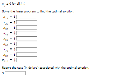 Develop a linear programming model to minimize cost | Chegg.com