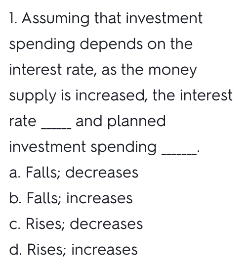 Solved 1. When nominal wages rise to keep up with inflation, | Chegg.com