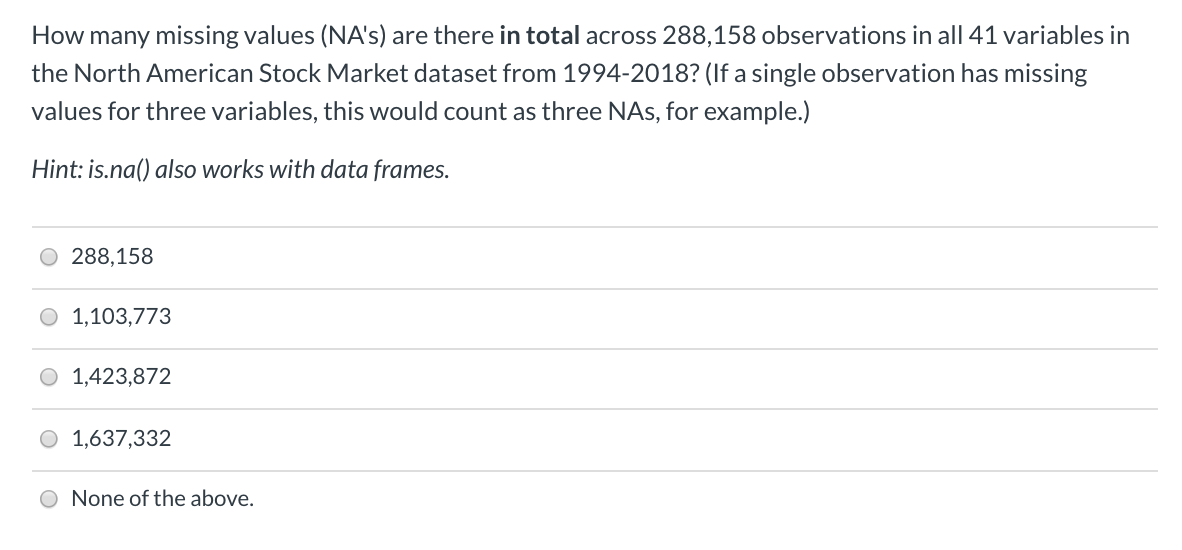 Solved Suppose you run the following code to create a data | Chegg.com