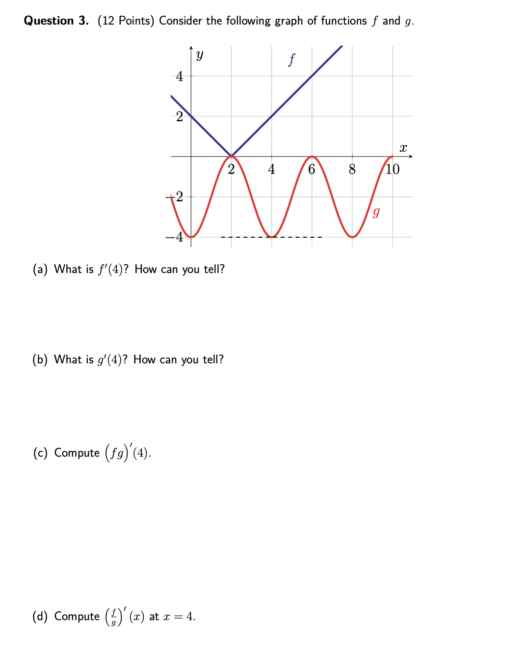 Solved Question 3. (12 Points) Consider the following graph | Chegg.com Solved Question 3. (12 Points) Consider the following graph | Chegg.com