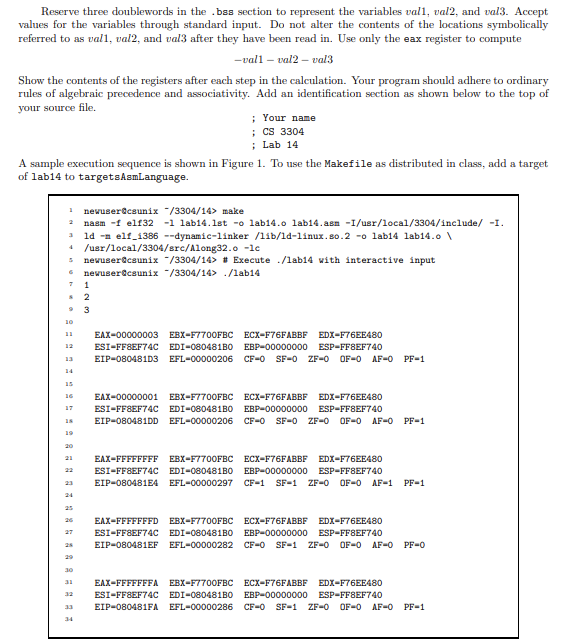 Solved My Process So Far, Please Include And Fix: [list | Chegg.com