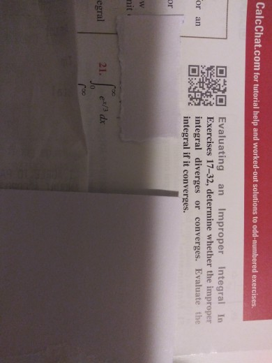 Solved CalcChat.com for tutorial help and worked-out | Chegg.com