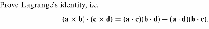 Solved Prove Lagrange's identity, i.e. | Chegg.com