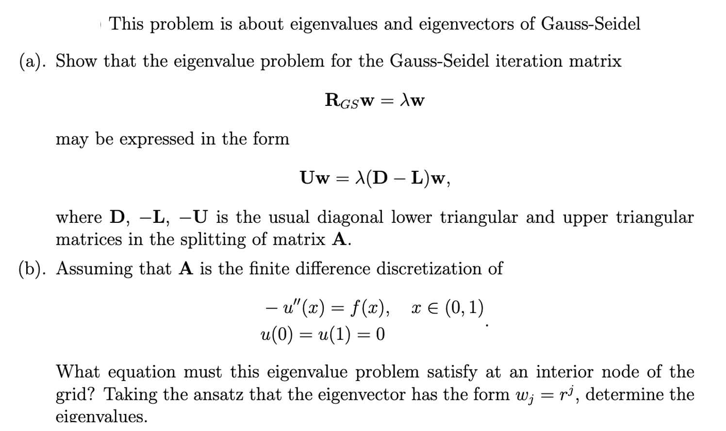 please answer all parts of the problem, the more | Chegg.com