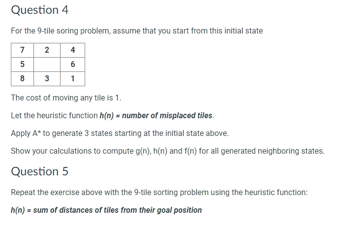 Solved A∗ is an informed search algorithm. What is an | Chegg.com Solved A∗ is an informed search algorithm. What is an | Chegg.com