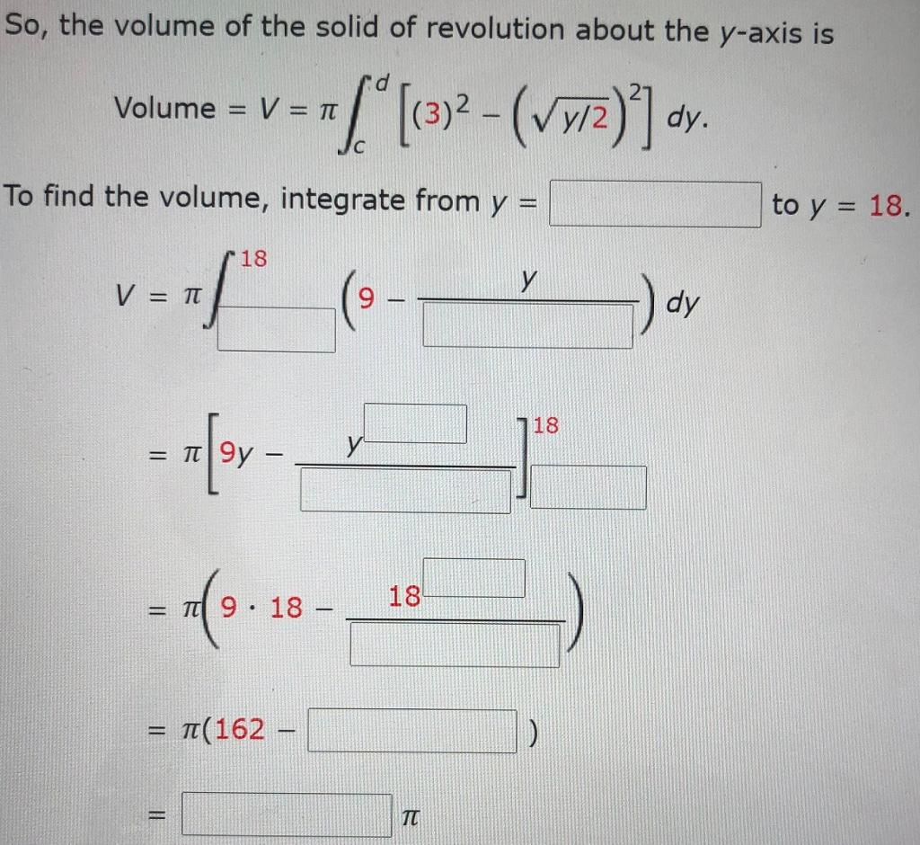 Solved Find the volume of the solid generated by revolving | Chegg.com