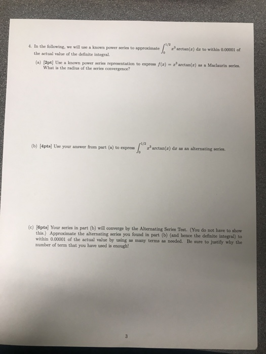 Solved NAME: SECTION: MATH 112 WORKSHEET 11 (11.3 & 11.4) 0 | Chegg.com