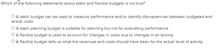 Solved Which of the following statements about static and | Chegg.com