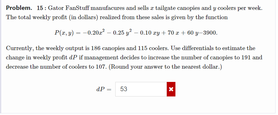Solved Problem. 15: Gator FanStuff manufacures and sells x | Chegg.com
