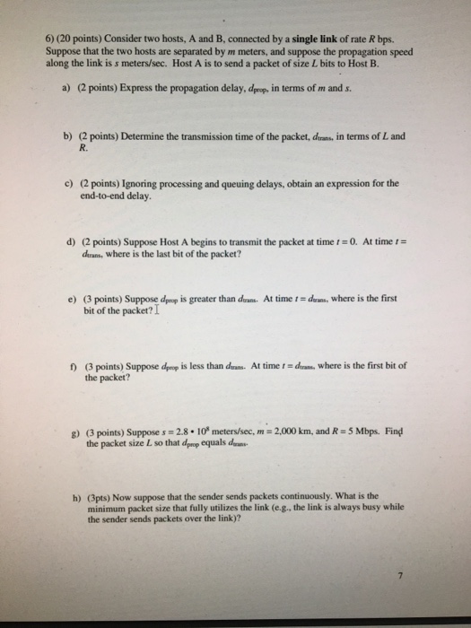 Solved Consider two hosts, A and B, connected by a single | Chegg.com Solved Consider two hosts, A and B, connected by a single | Chegg.com