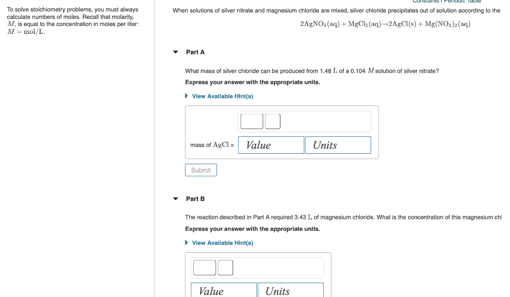 Solved To solve stoichiometry problems, you must always | Chegg.com