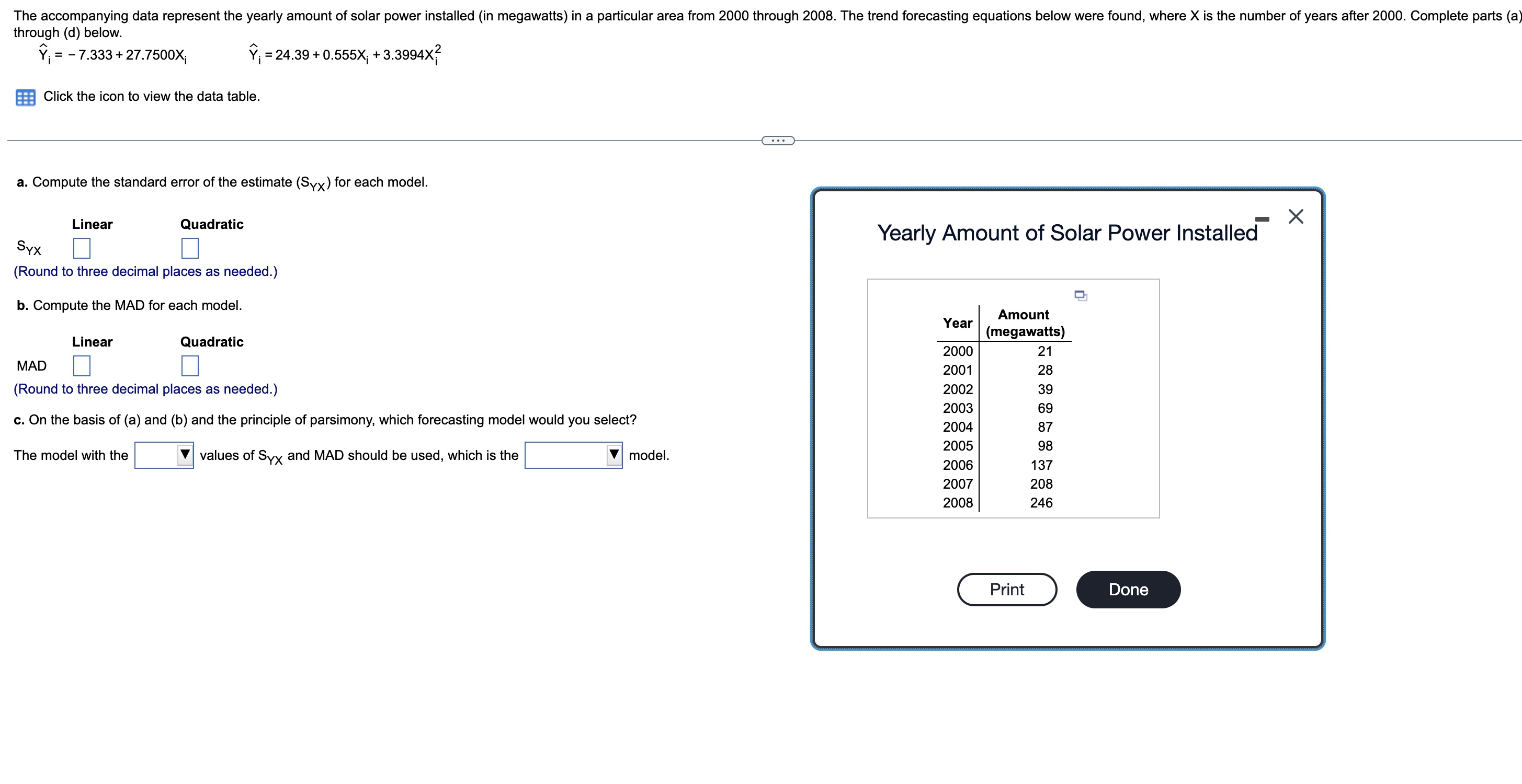 Solved through (d) below. | Chegg.com