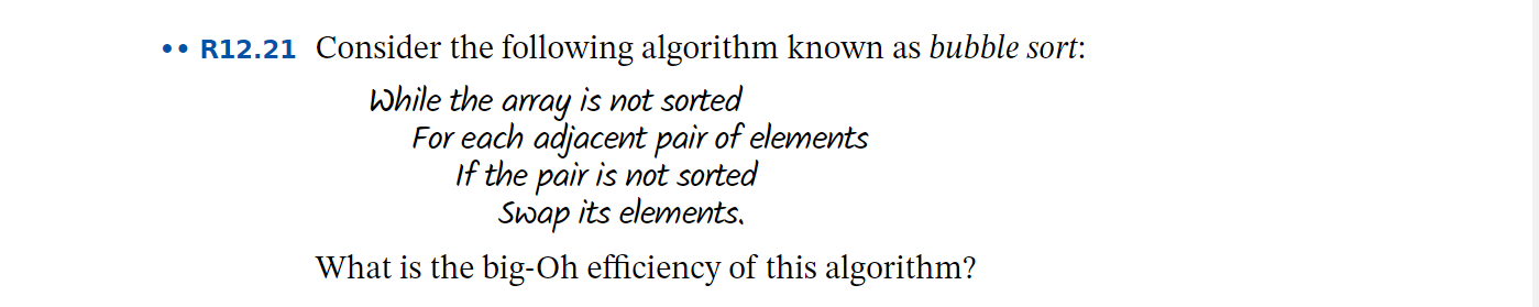 Solved E127 Implement The Bubble Sort Algorithm Described 7018