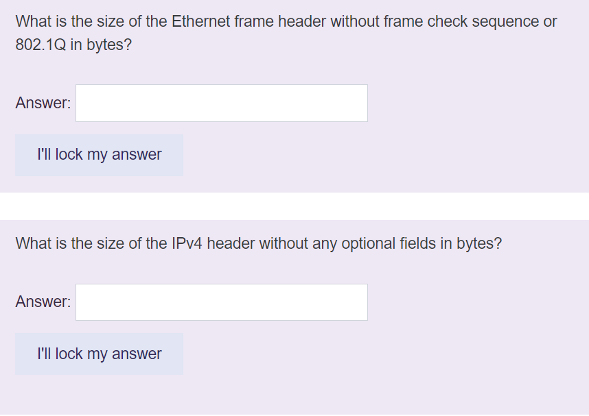 Solved Match the order of the headers and data in the frame | Chegg.com