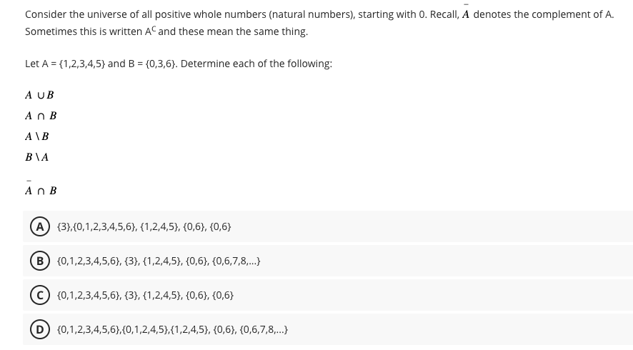 Solved Consider the universe of all positive whole numbers | Chegg.com
