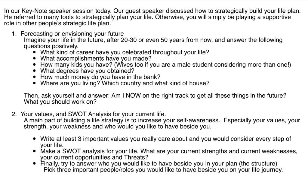 Solved In our Key-Note speaker session today. Our guest | Chegg.com