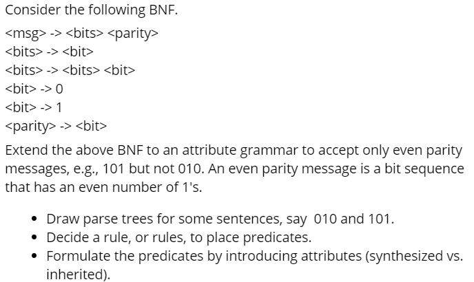 Solved Consider the following BNF. -> -> -> -> 0 | Chegg.com