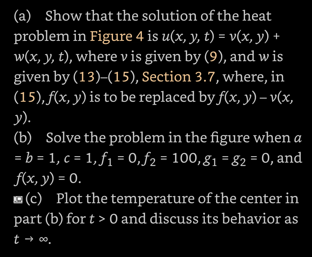 Solved 11. Project Problem: Two dimensional heat problem | Chegg.com