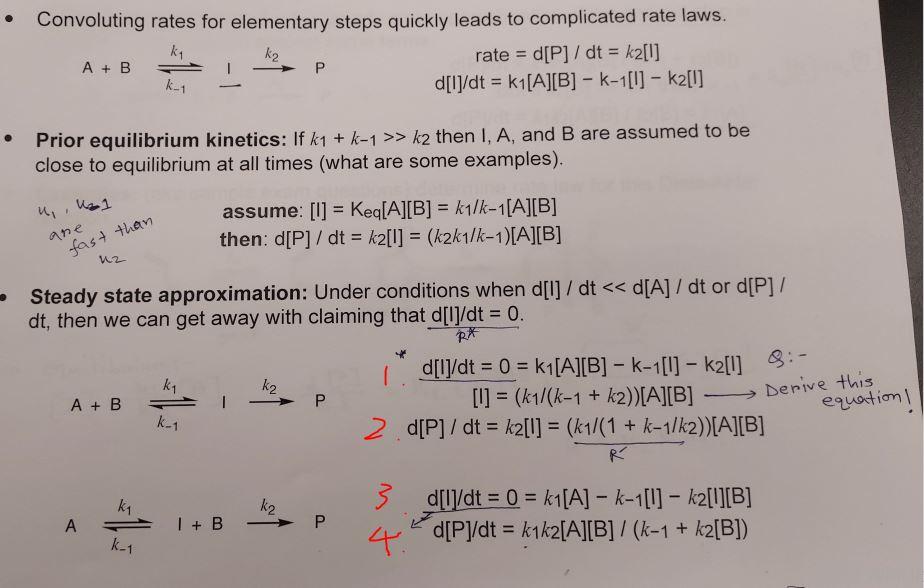 Solved Convoluting rates for elementary steps quickly leads | Chegg.com