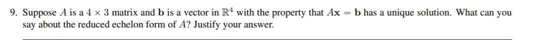 Solved 8. Could a set of three vectors in R+ span all of R4? | Chegg.com