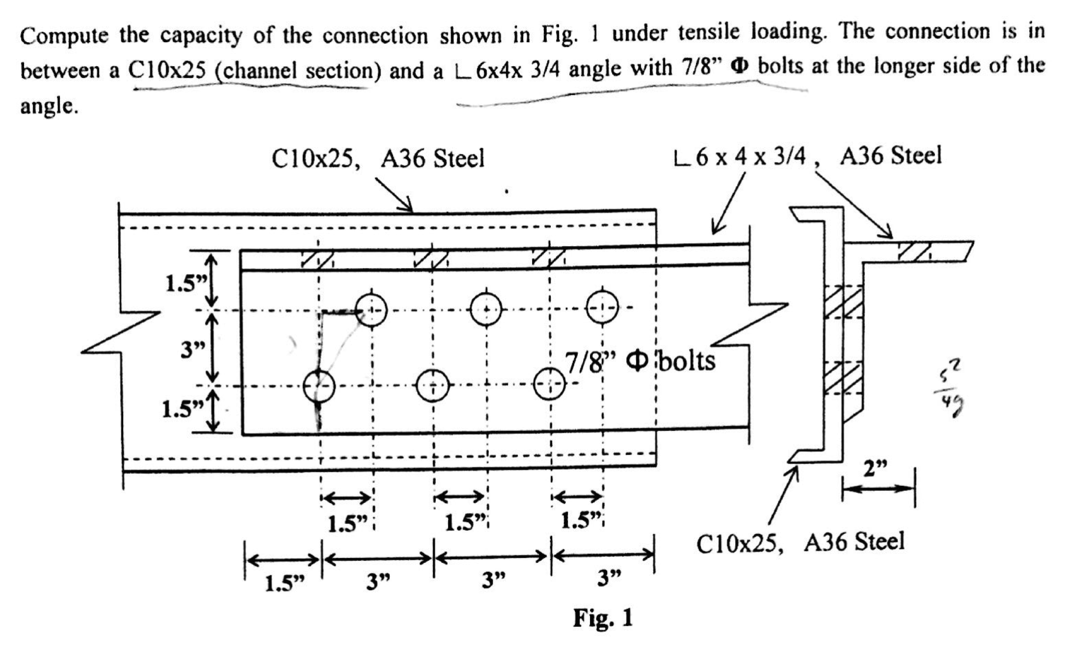 Solved Compute the capacity of the connection shown in Fig. | Chegg.com