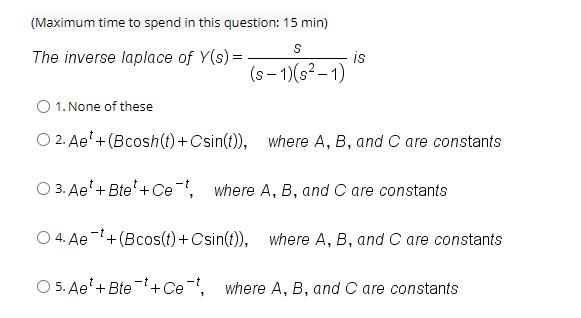 Solved (Maximum time to spend in this question: 15 min) S is | Chegg.com