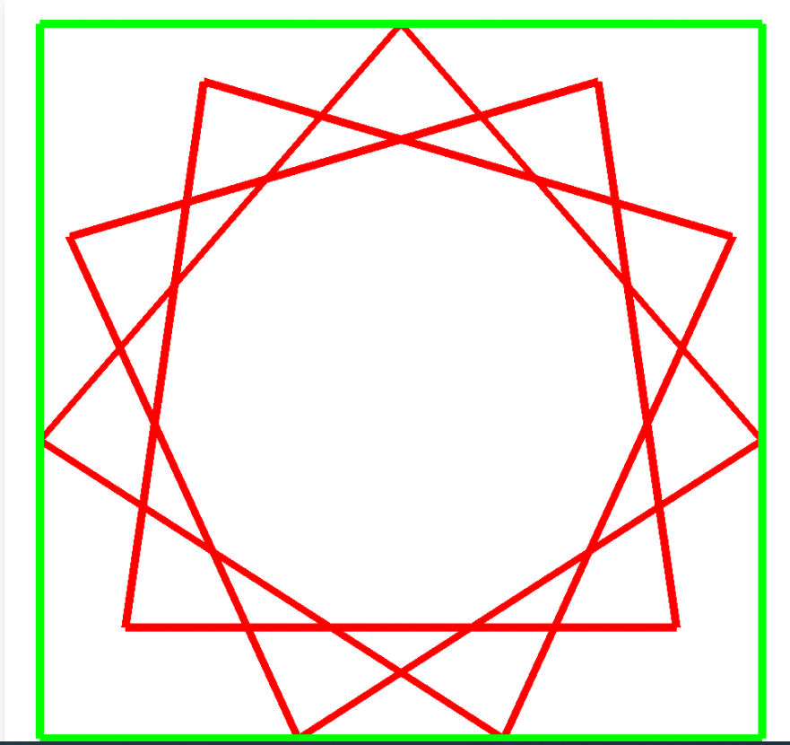 Solved Create a program that displays a rectangle wrapped | Chegg.com