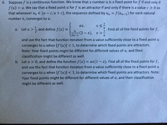 Solved Suppose f is a continuous function. We know that a | Chegg.com