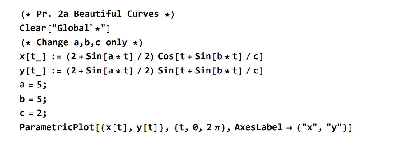 Solved Solve the following in mathmatica with the given | Chegg.com