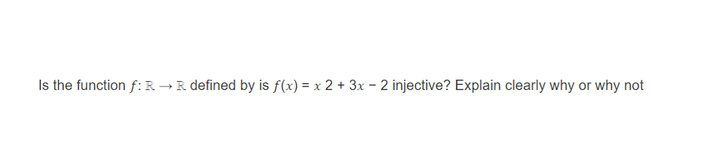 Solved is the function f: R → R defined by is f(x) = x 2 + | Chegg.com
