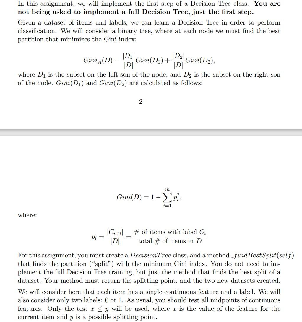 Solved In this assignment, we will implement the first step | Chegg.com