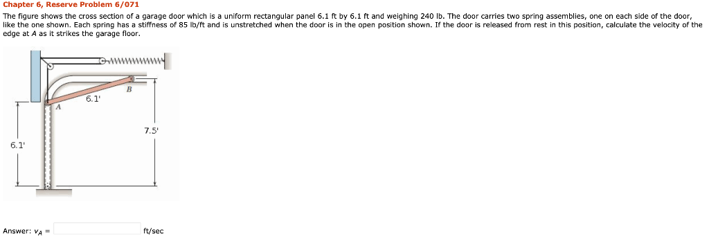 Solved Chapter 6, Reserve Problem 6/071 The figure shows the | Chegg.com