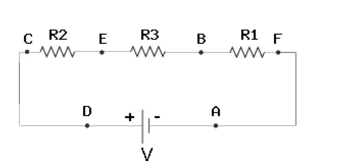 Solved In the circuit diagram below, the three resistors | Chegg.com