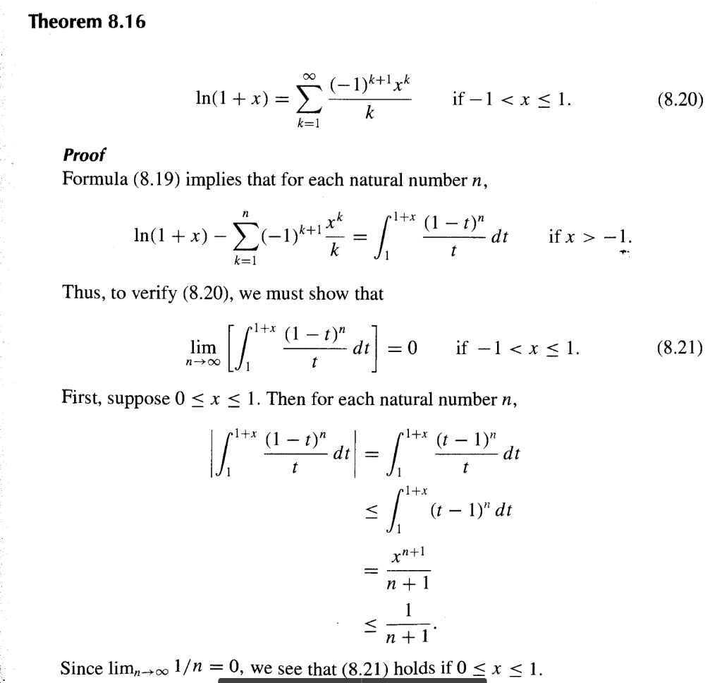 Solved 4. Verify the integral inequalities in the proof of | Chegg.com
