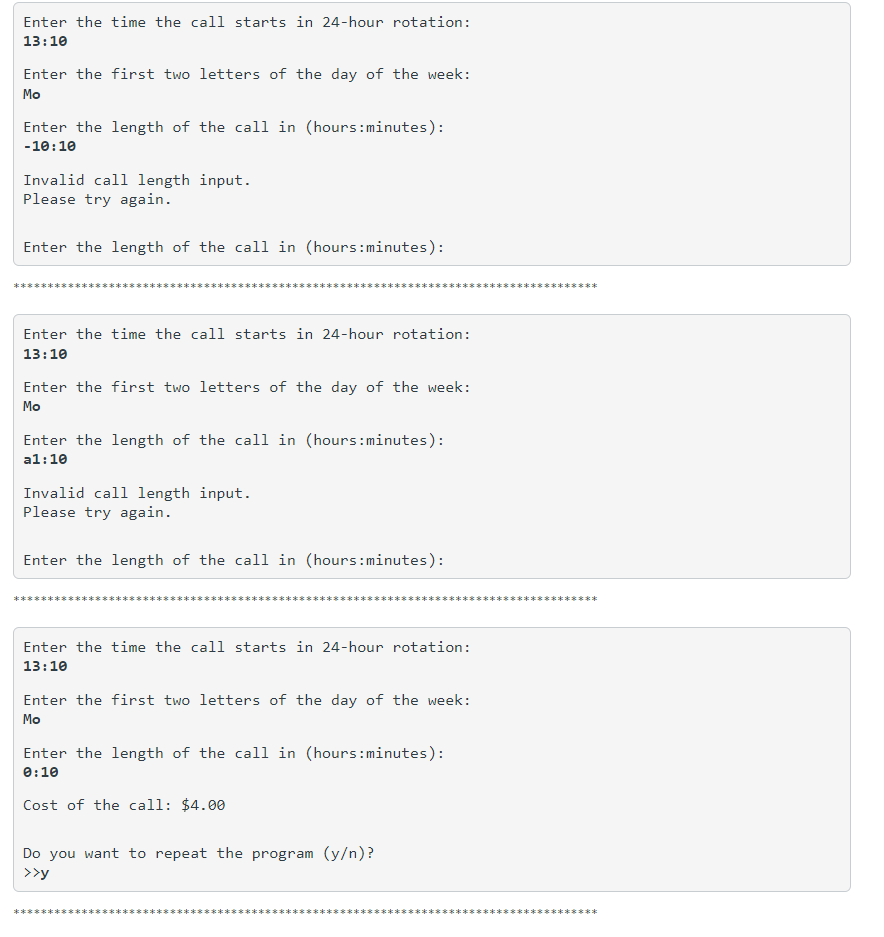Solved Write a Python program that computes the cost of a | Chegg.com