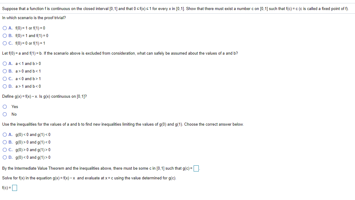 Solved Suppose that a function fis continuous on the closed | Chegg.com