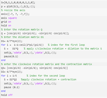 Solved S=[0,1,1,0,0,0,0,1,1,0]; P = plot(S(1,:),5(2,:)); % | Chegg.com