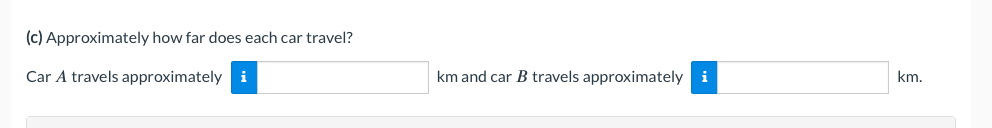 Solved Two cars travel in the same direction along a | Chegg.com