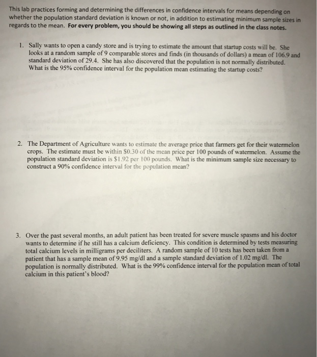 Solved This lab practices forming and determining the | Chegg.com