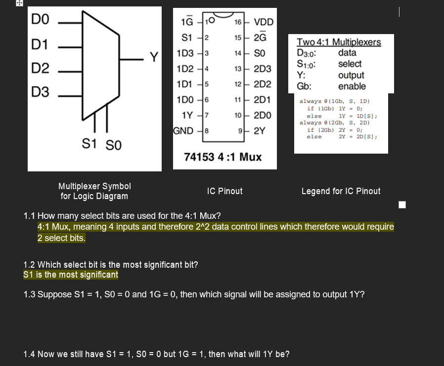Solved Please explain 1.3 and 1.4. I am struggling | Chegg.com