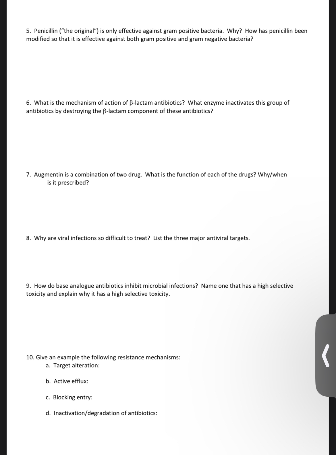 Solved Due to time constraints in the classroom, I am | Chegg.com