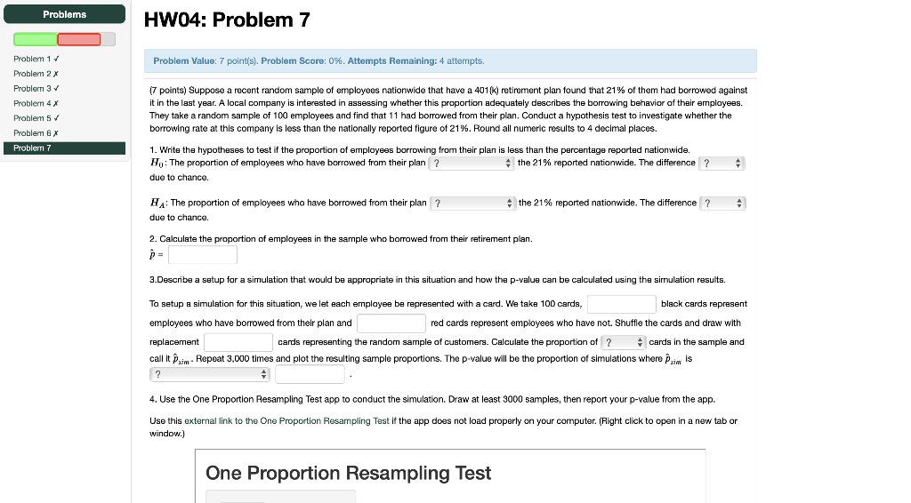 Solved Problems HW04: Problem 7 Problem Value: 7 points). | Chegg.com