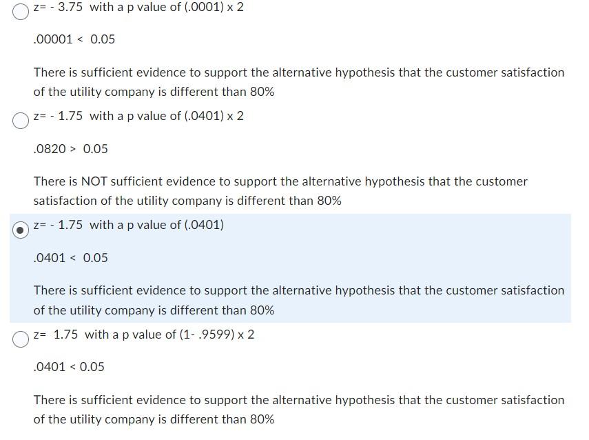 Solved The CEO of a large electric utility claims that 80 | Chegg.com