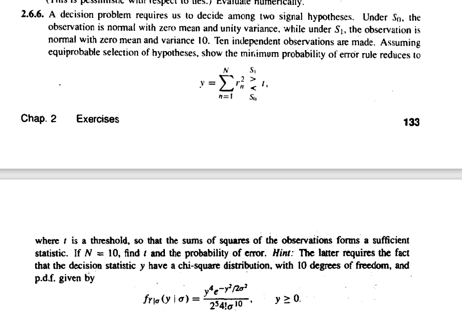 Solved 2.6.6. A decision problem requires us to decide among | Chegg.com