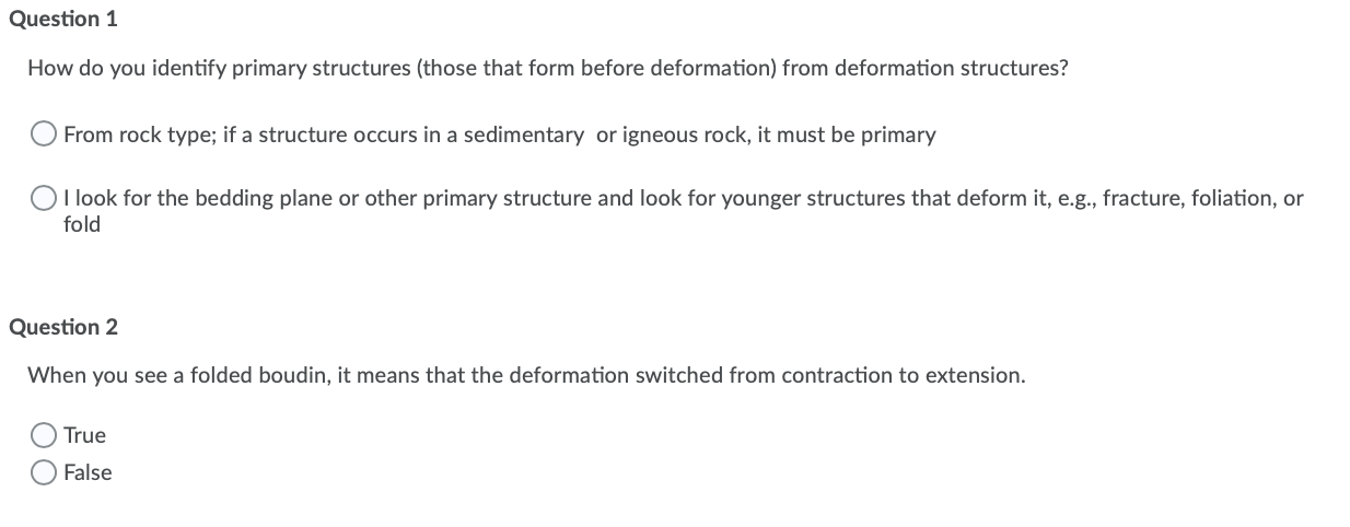 Solved Question 1 How do you identify primary structures | Chegg.com