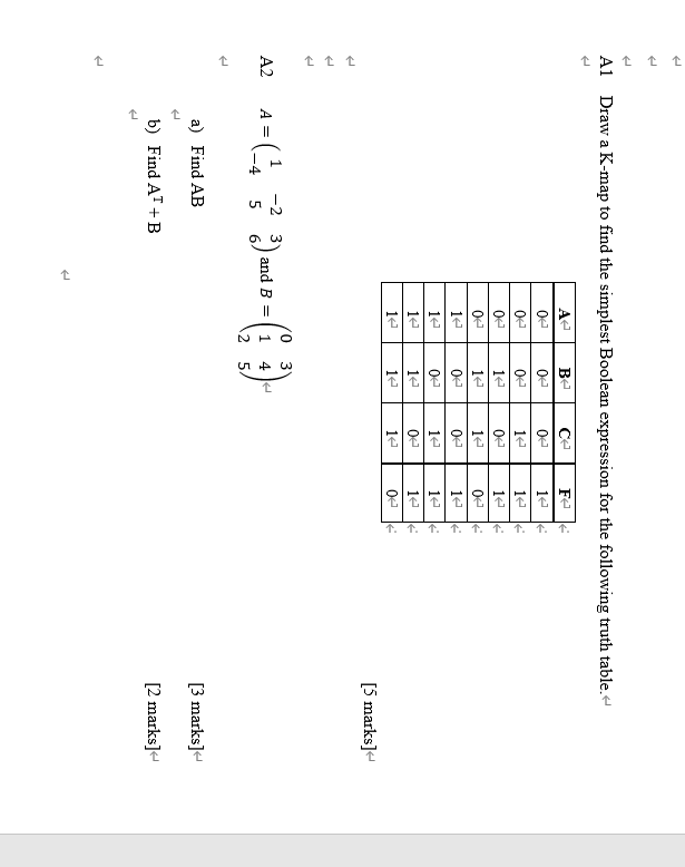 Solved A1 Draw a K-map to find the simplest Boolean | Chegg.com