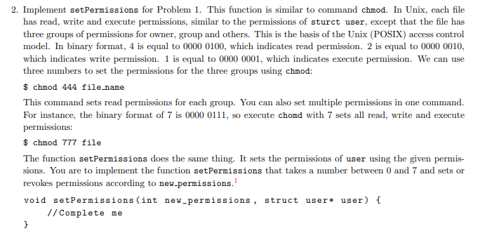 Solved 1 Consider The Struct User Used In The Lecture And 5944