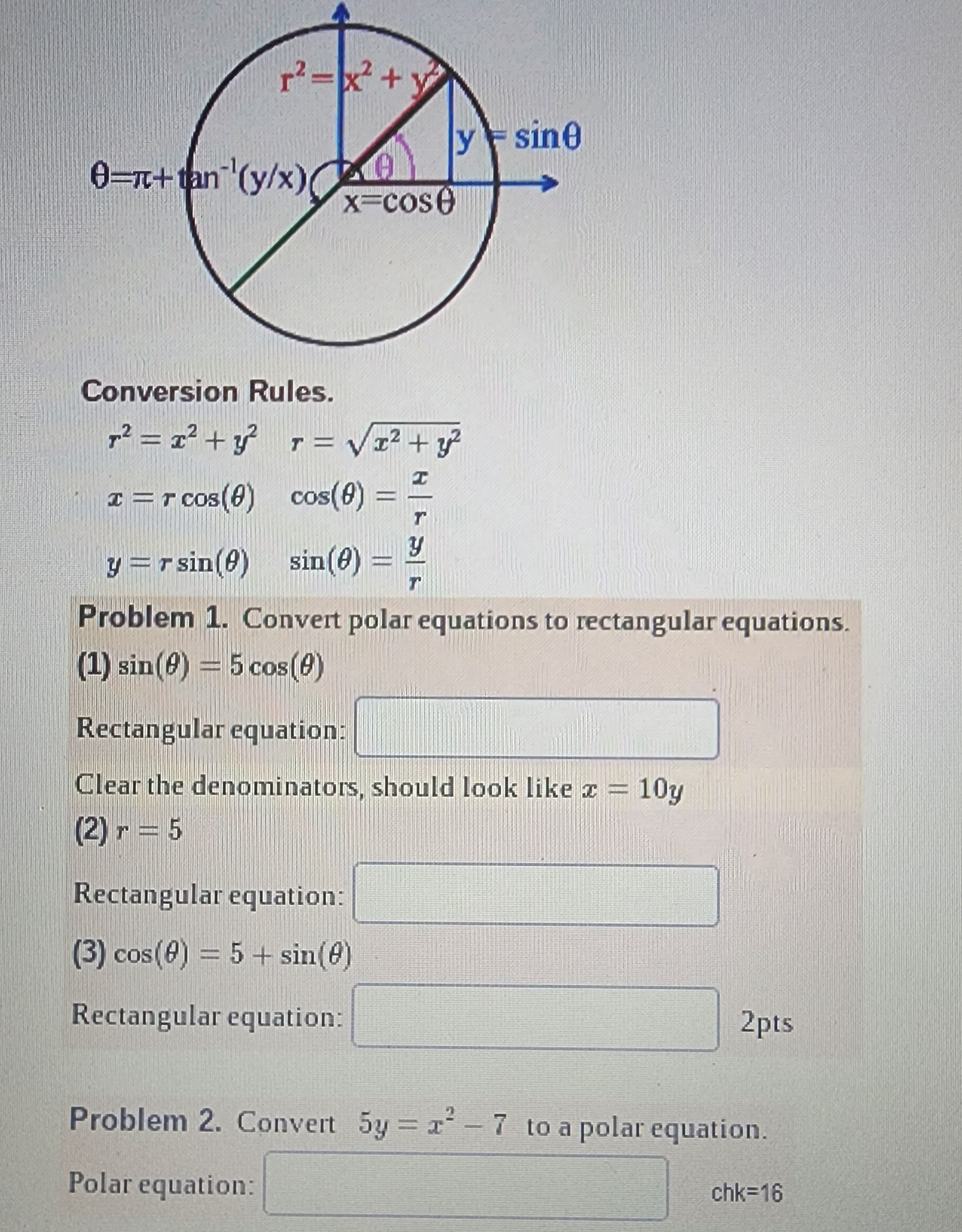 Solved Conversion Rules. | Chegg.com