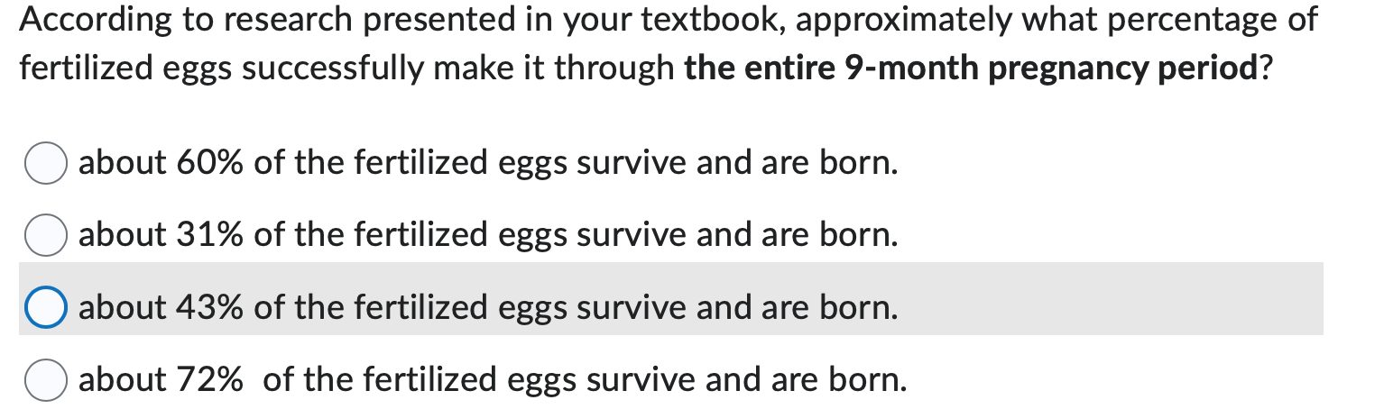 Fraternal twins usually result from: two ova that | Chegg.com