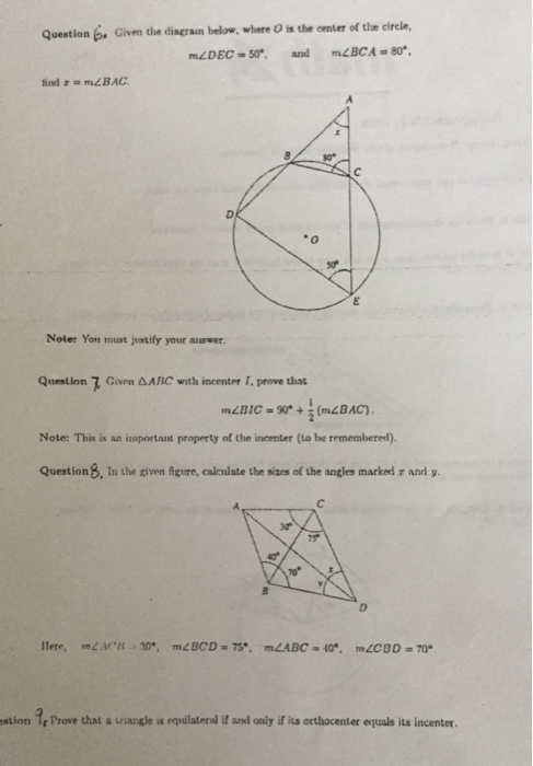 Solved Question 1. Prove the converse of the Isosceles | Chegg.com